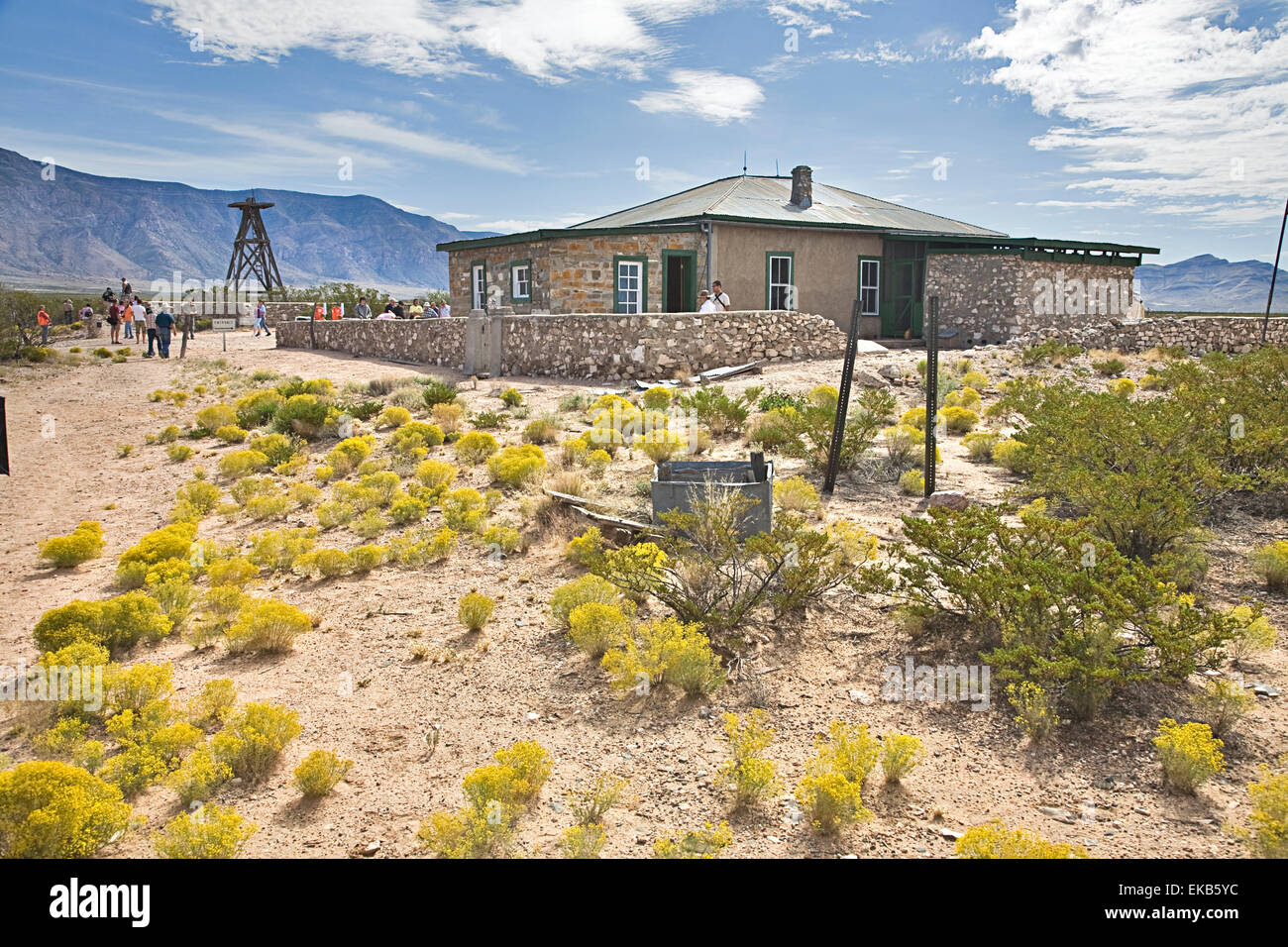 The Trinity Test Site, where the first atomic bomb was exploded on July ...