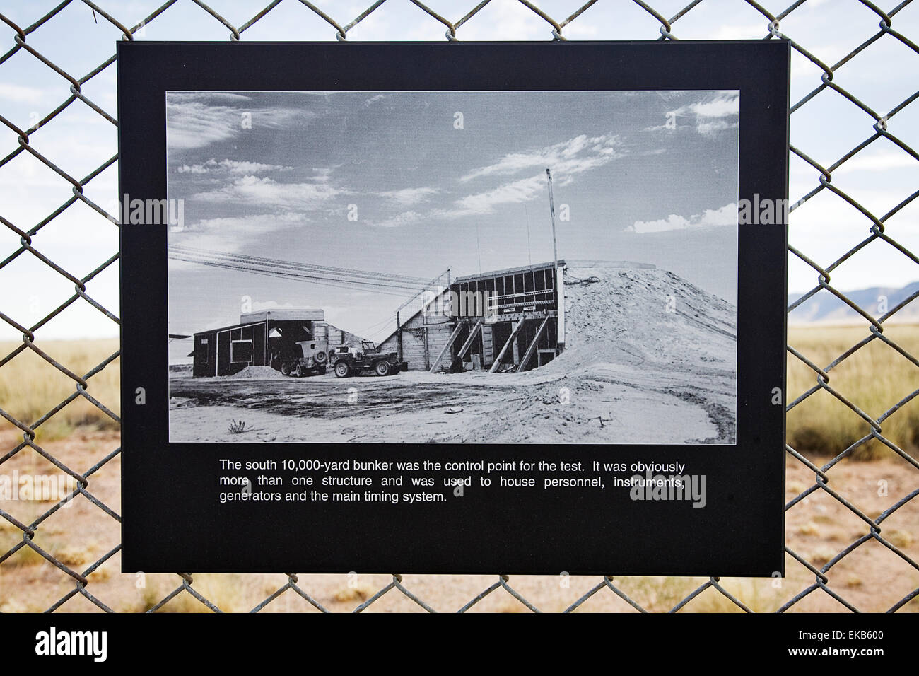 The Trinity Test Site, where the first atomic bomb was exploded on July ...