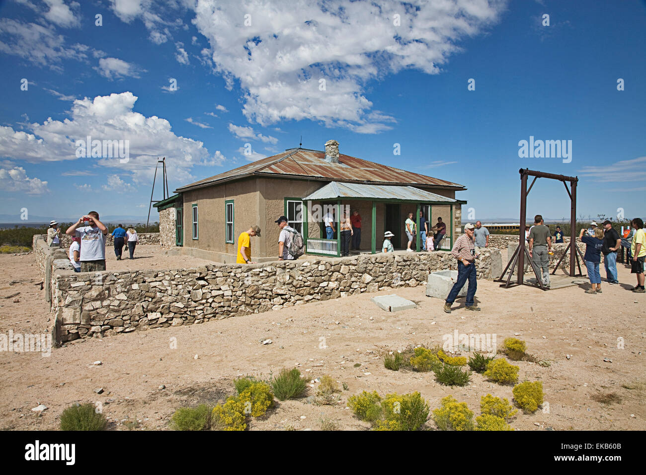 The Trinity Test Site, where the first atomic bomb was exploded on July ...