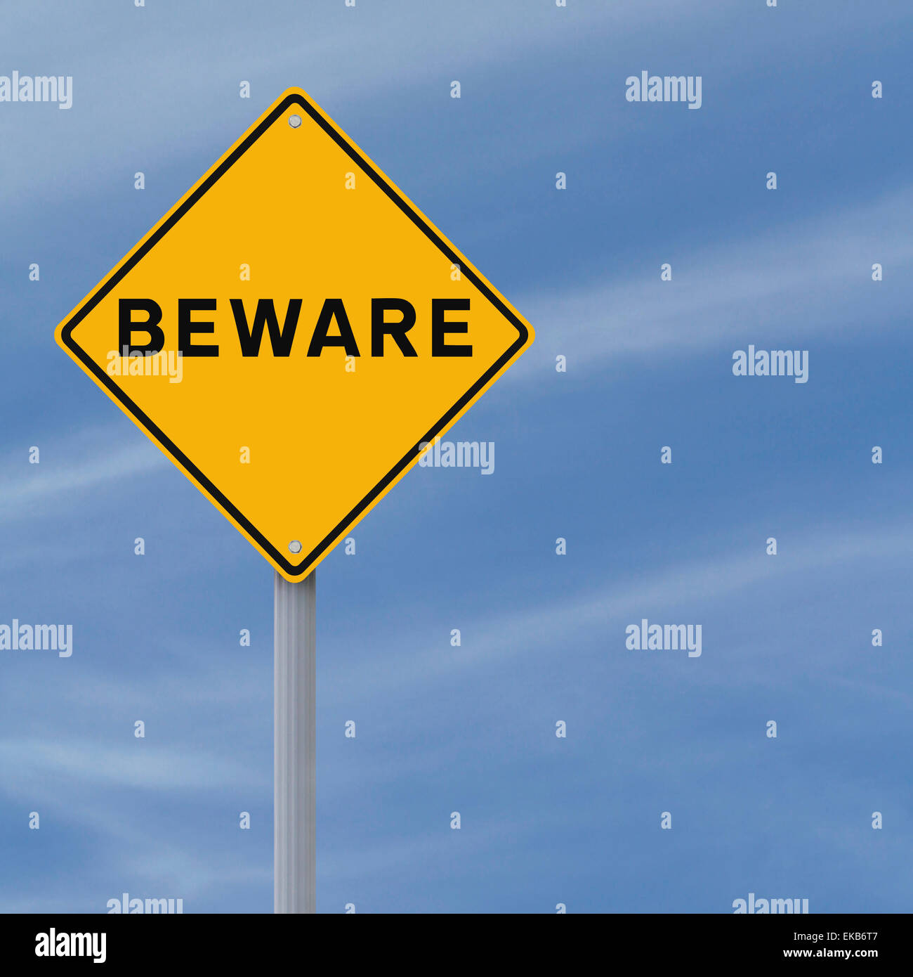 Conceptual future warning sign hi-res stock photography and images - Alamy