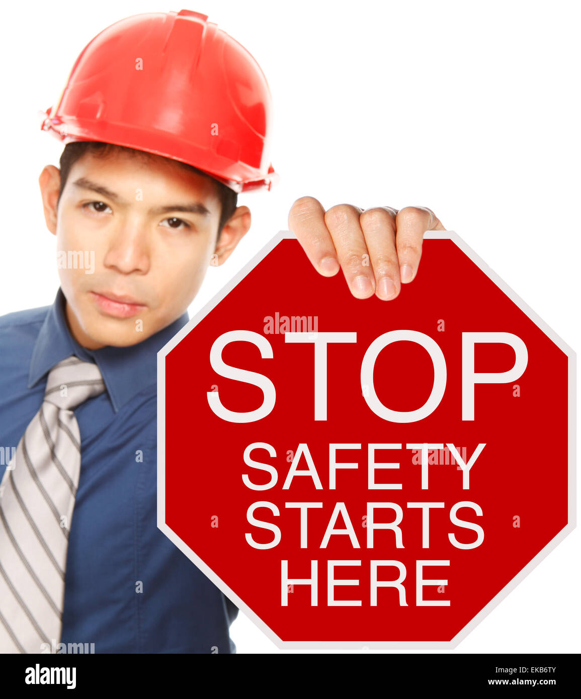 Safety Starts Here Stock Photo - Alamy