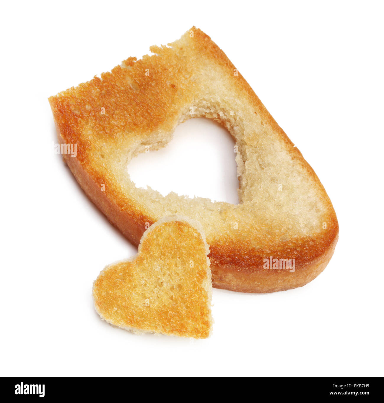 heart bread toast Stock Photo - Alamy