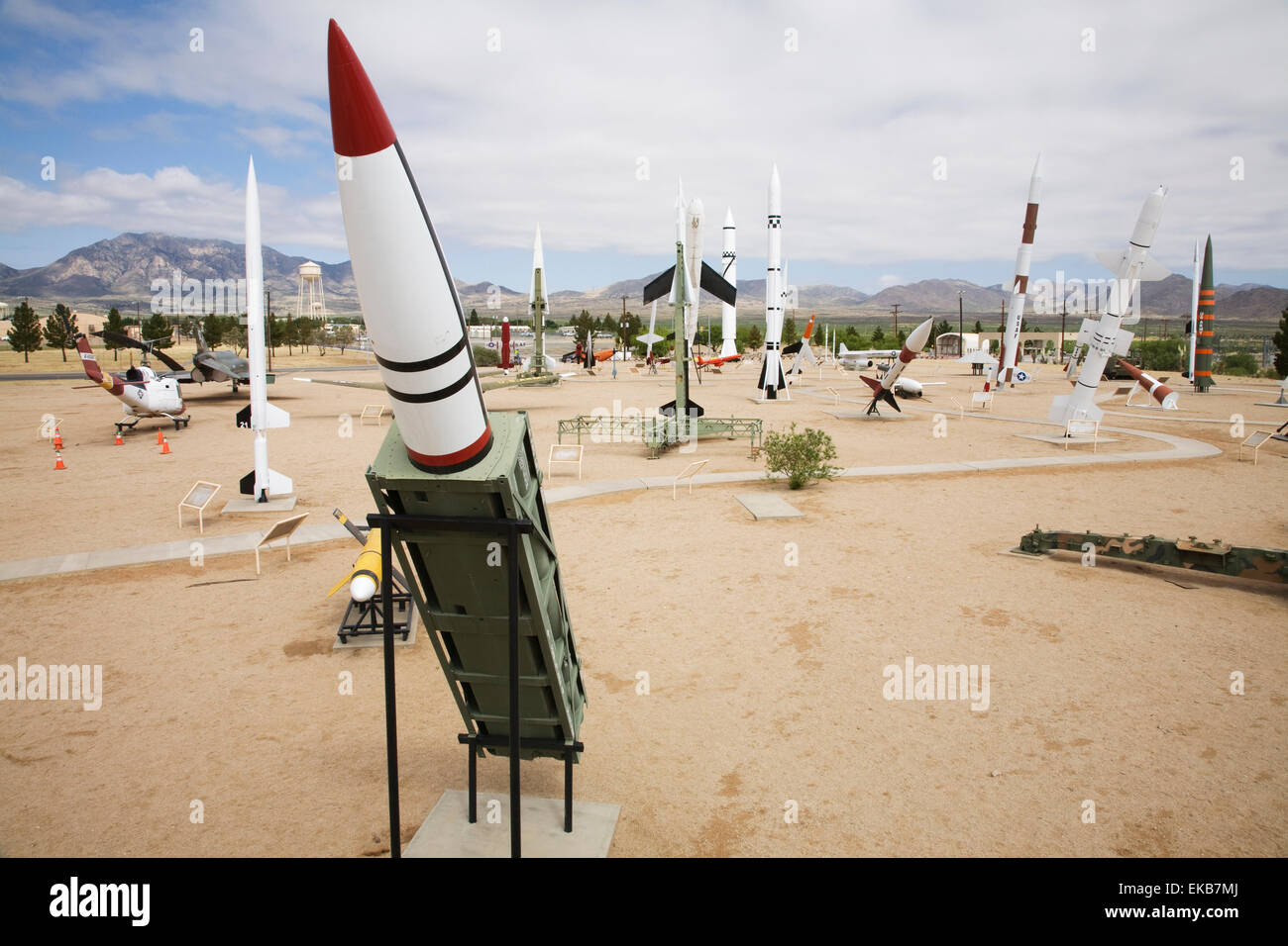 The White Sands Missile Range Museum has both a large outdoor display ...