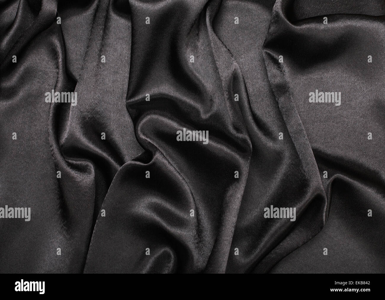 Black Silk Fabric Texture