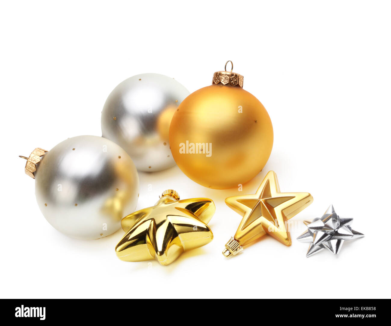 Gold and silver christmas hi-res stock photography and images - Alamy