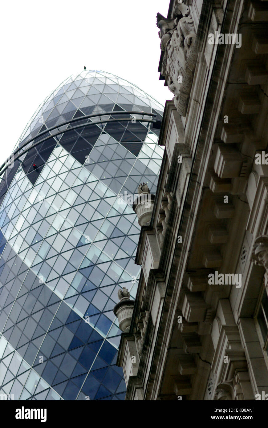 Iconic London building 30 St Mary Axe, also known as The Gherkin ...