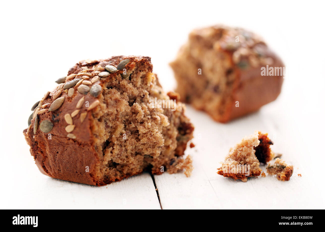 Homemade crunchy bread with grains Stock Photo - Alamy