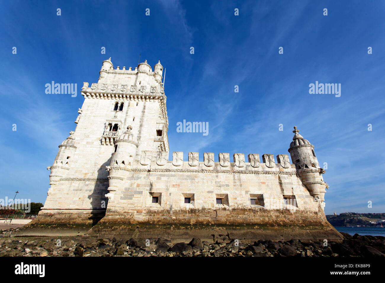 View of Belem Tower Stock Photo - Alamy