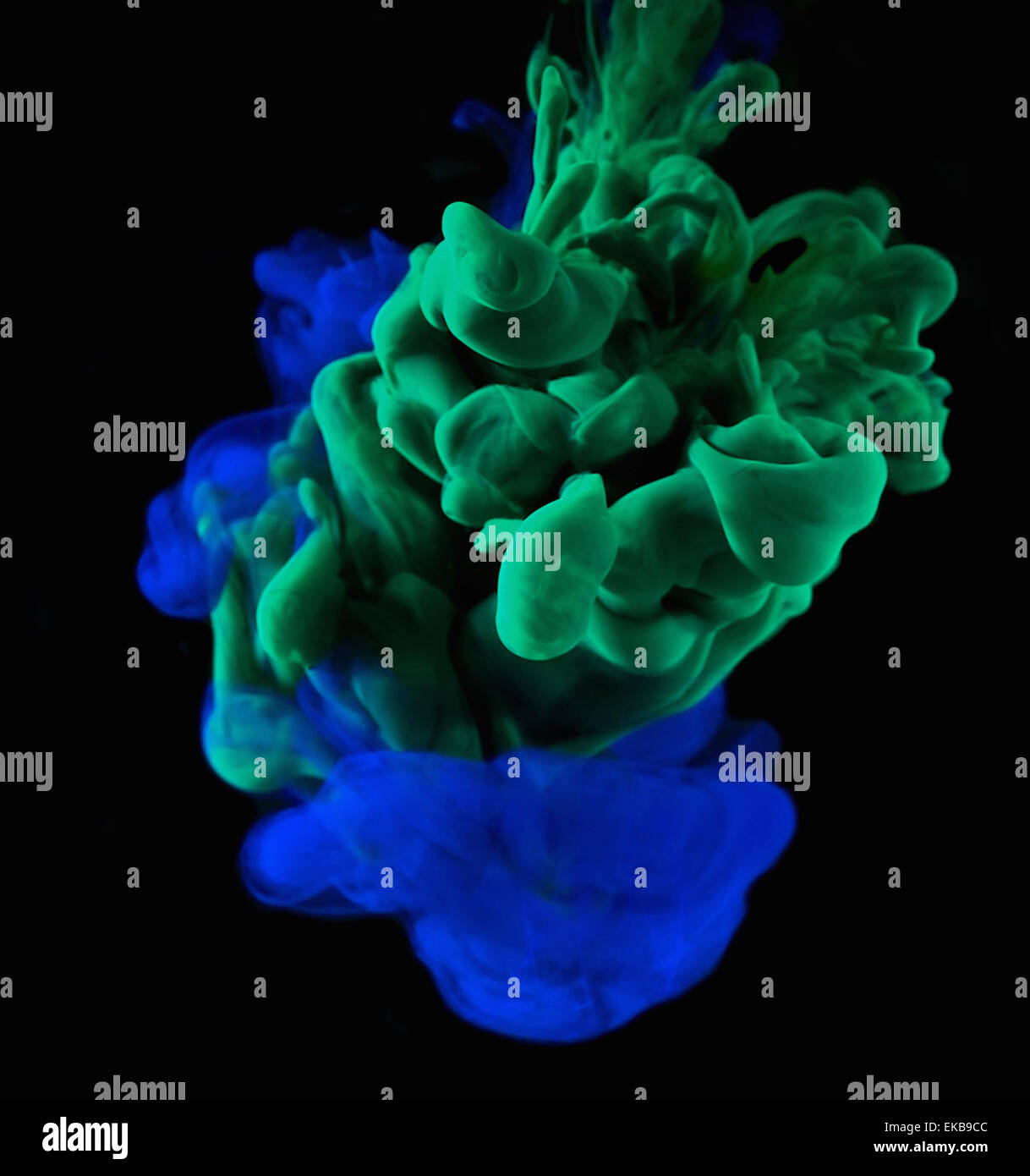 Inks in water, color abstraction Stock Photo - Alamy