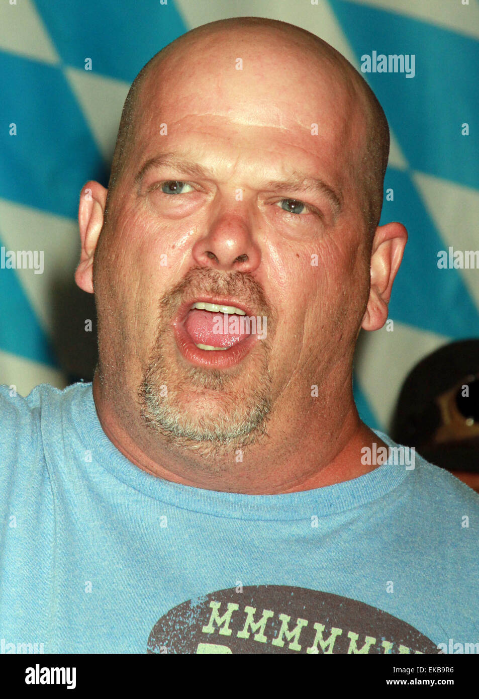Rick Harrison stars as the 'celebrity keg tapper' during Oktoberfest at ...
