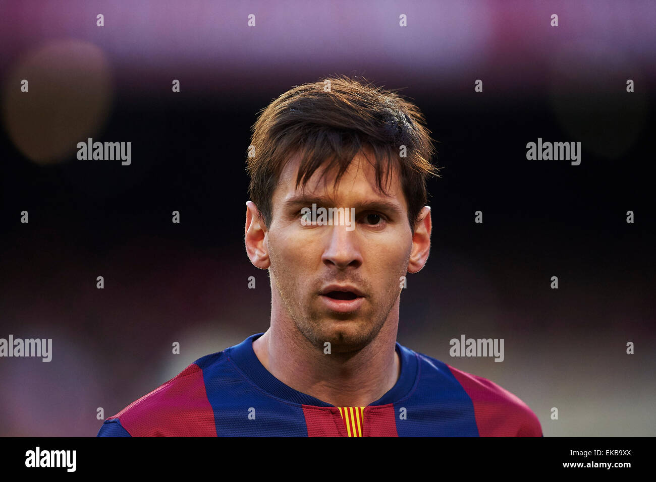Lionel Messi (FC Barcelona), during La Liga soccer match between FC ...