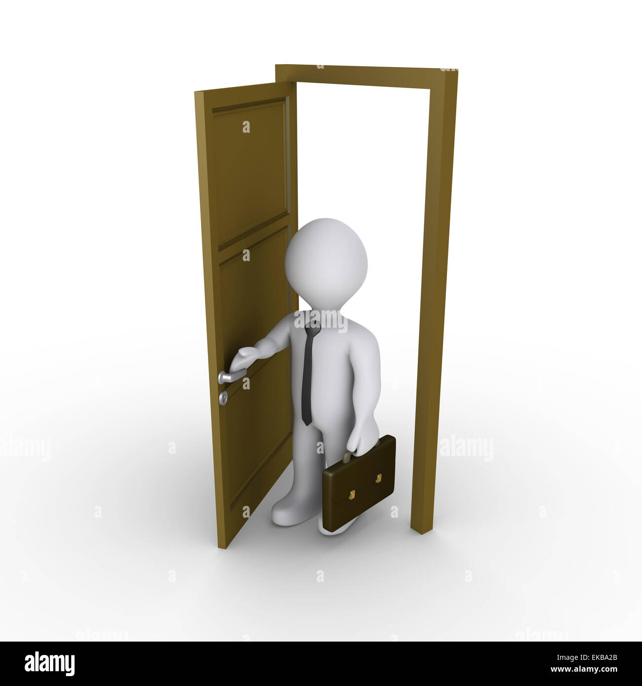 Opening the door to success hi-res stock photography and images - Alamy