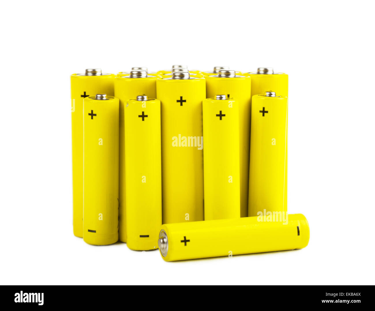 Black and yellow alkaline battery hi-res stock photography and images ...