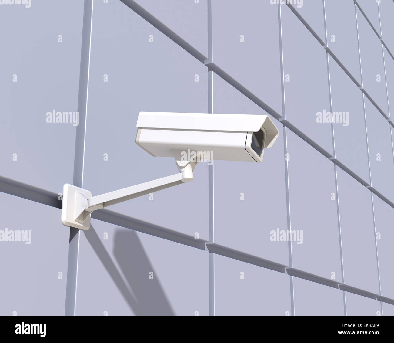 Security Camera Mounted on the Facade of the Building Stock Photo - Alamy
