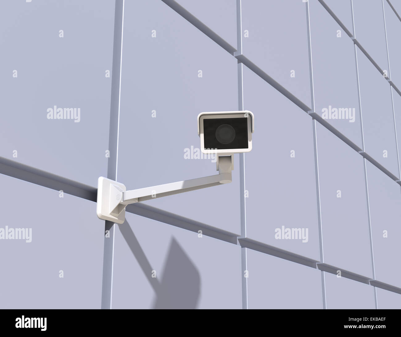 Security Camera Mounted on the Facade of the Building Stock Photo - Alamy