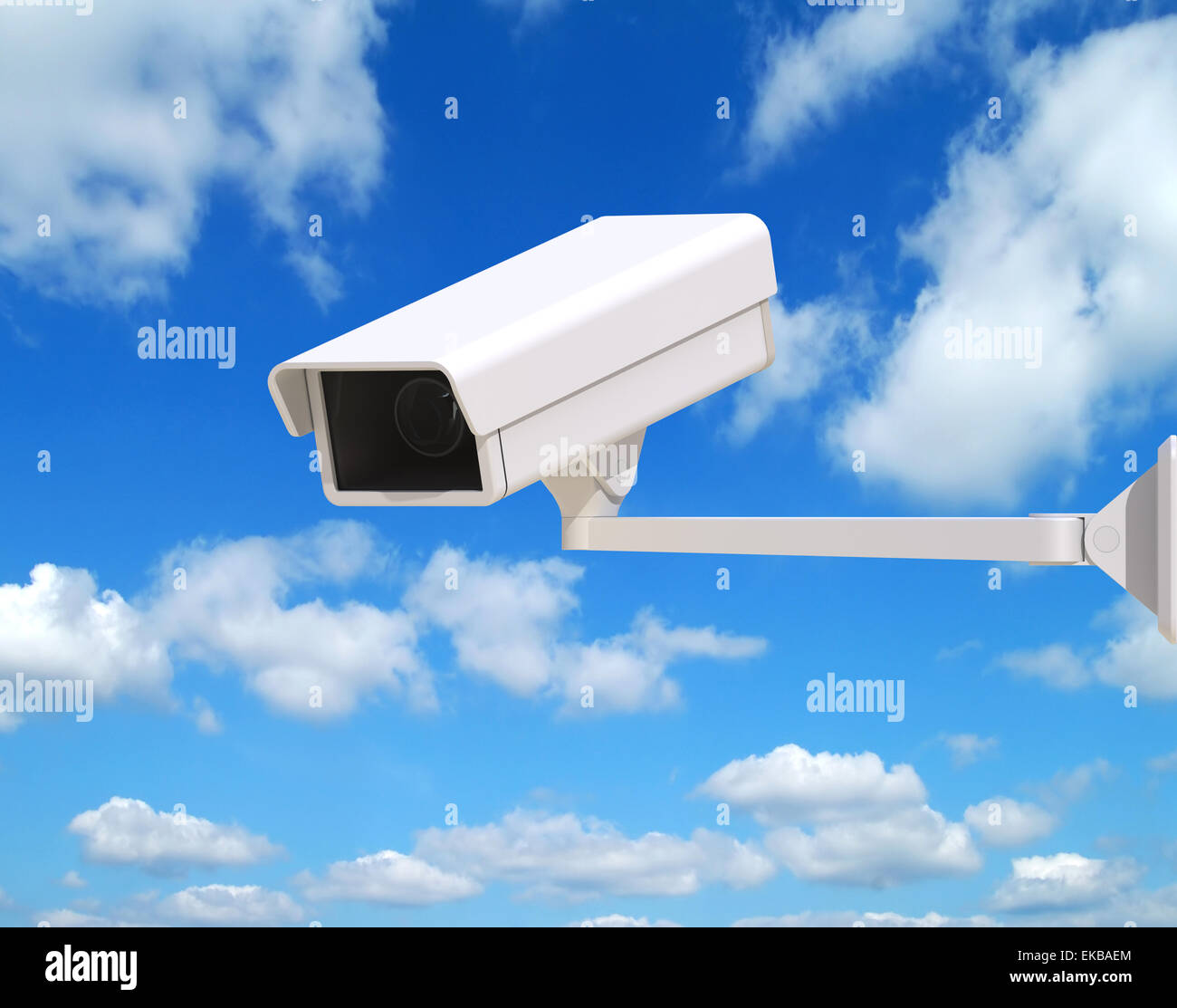 Security Camera Mounted on the Facade of the Building Stock Photo - Alamy