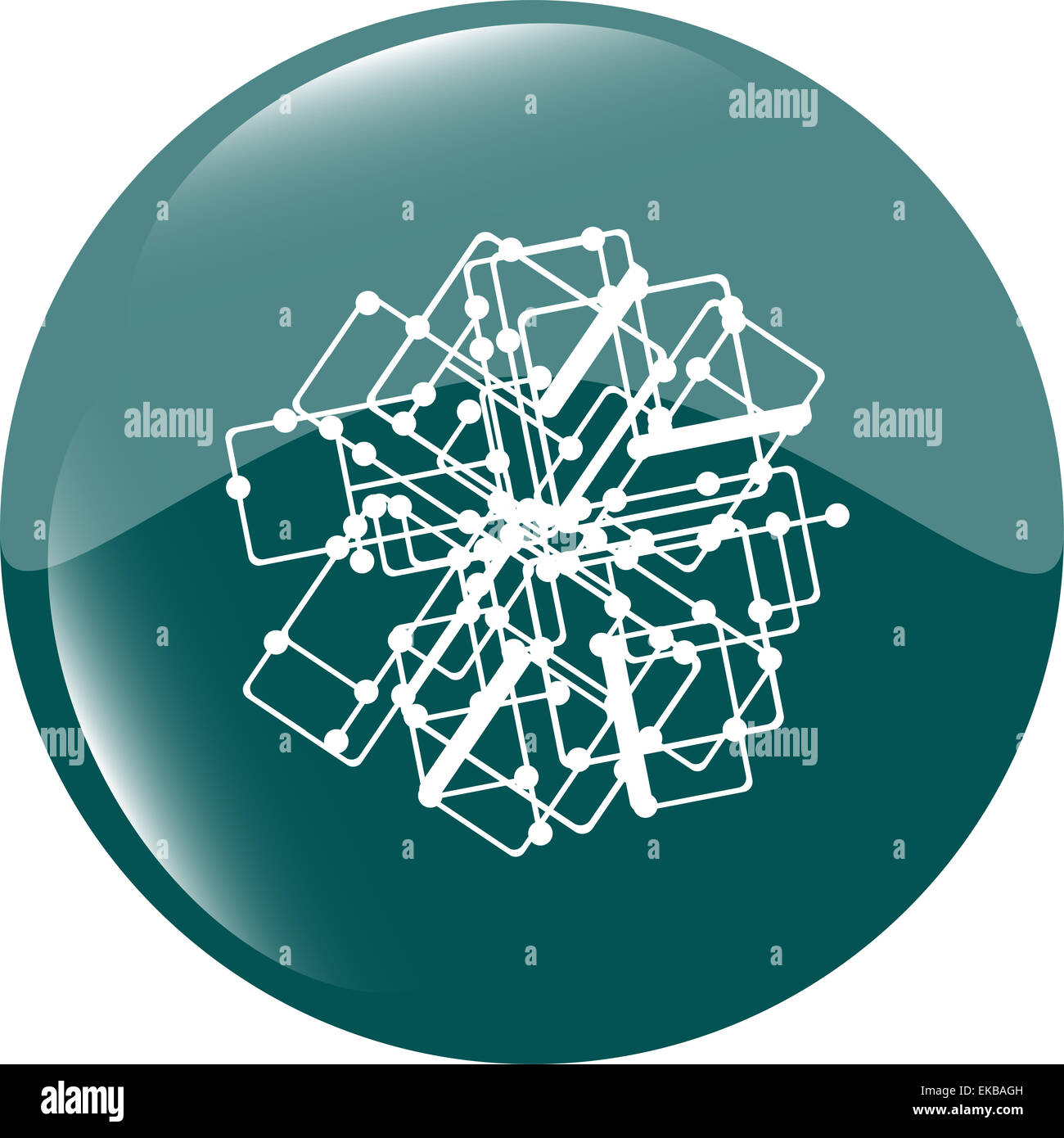 infographics element with a map of the city or metro, web icon Stock ...