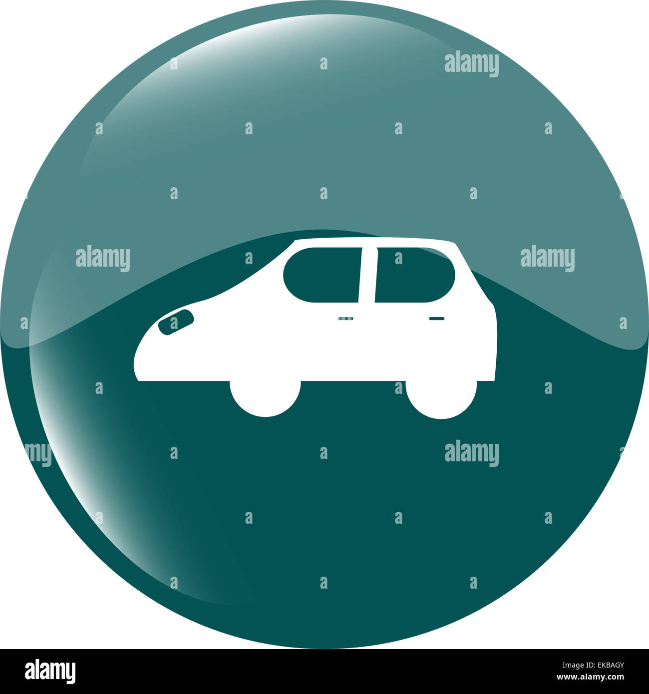 Car icon button design elements Stock Photo - Alamy