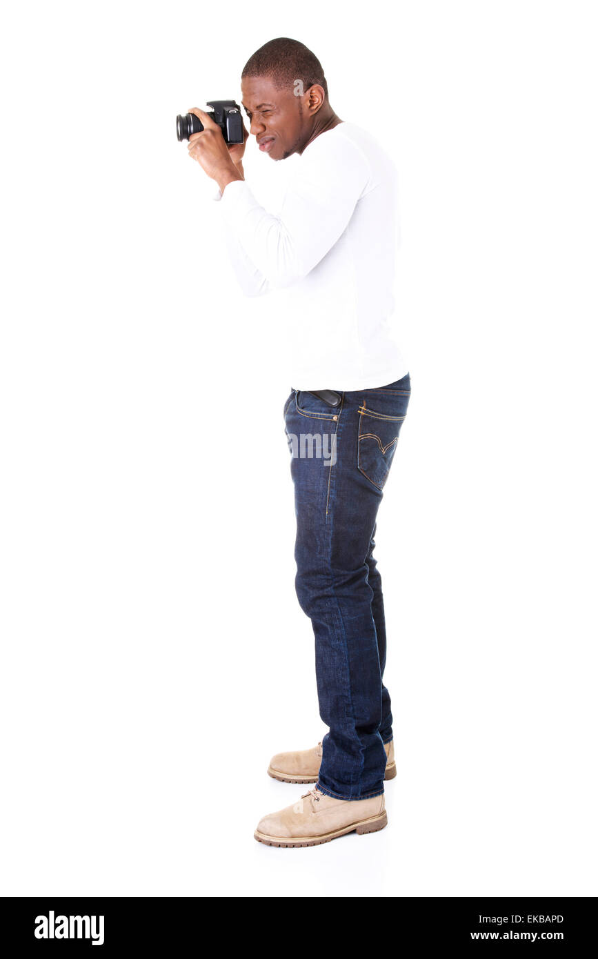 Photographer at work Stock Photo - Alamy