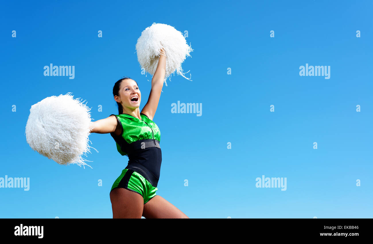 Cheerleader girl hi-res stock photography and images - Alamy