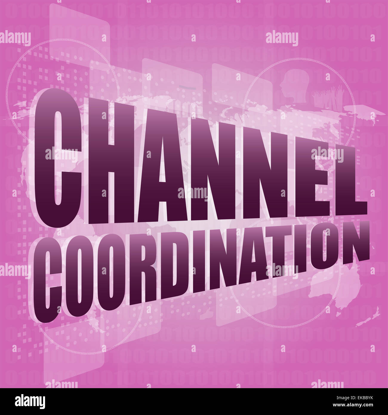 Supply channel coordination logistics chain hi-res stock photography ...