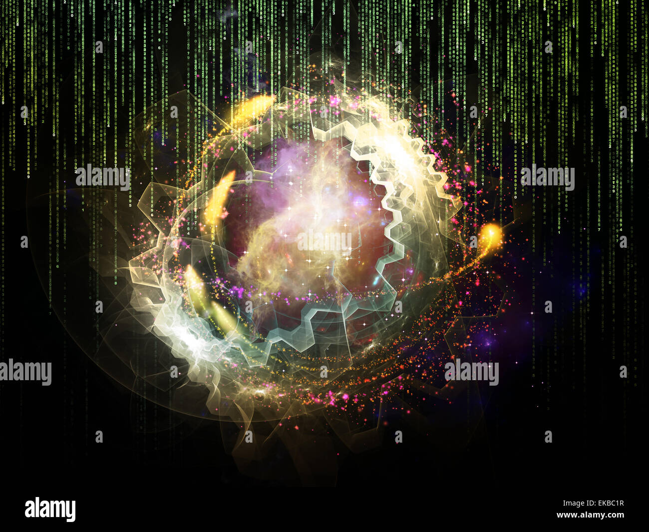 Numbers of Technology Stock Photo - Alamy