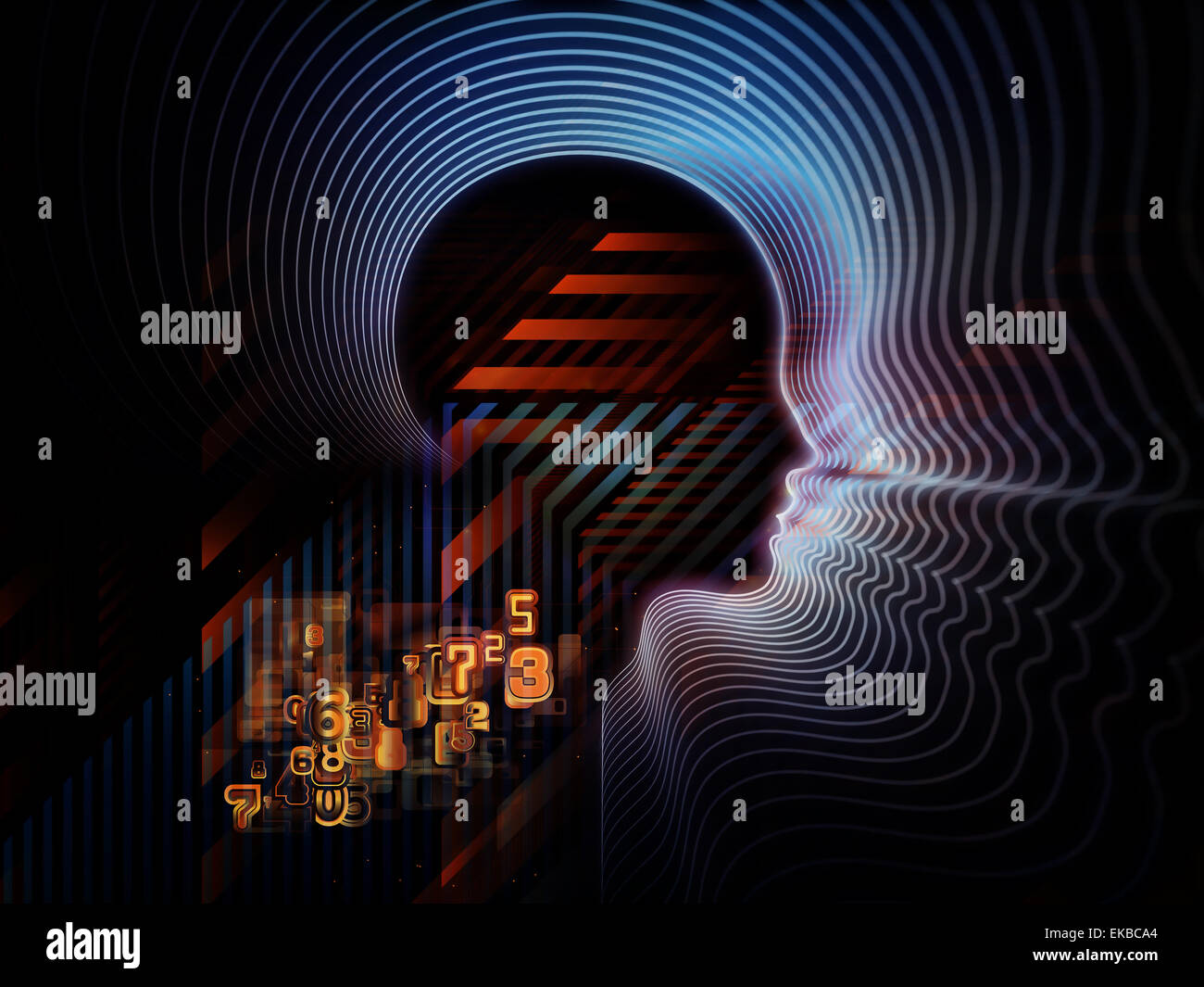 Evolving Human Technology Stock Photo - Alamy