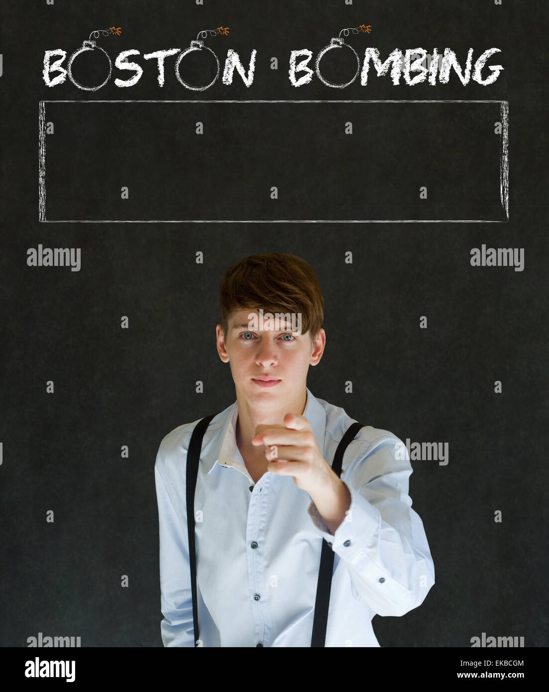 America needs you patriotic Boston Bombing man pointing at you Stock ...