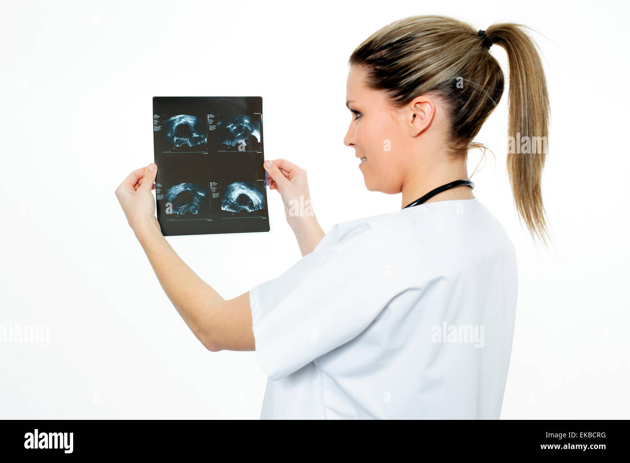 radiologist woman in action Stock Photo - Alamy