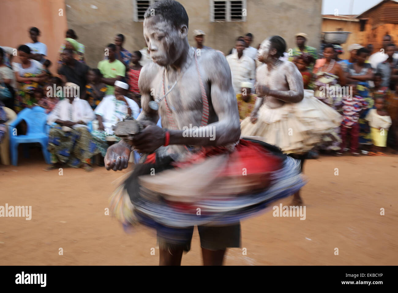 Gambada dancers in Ouidah, Benin, West Africa, Africa Stock Photo - Alamy