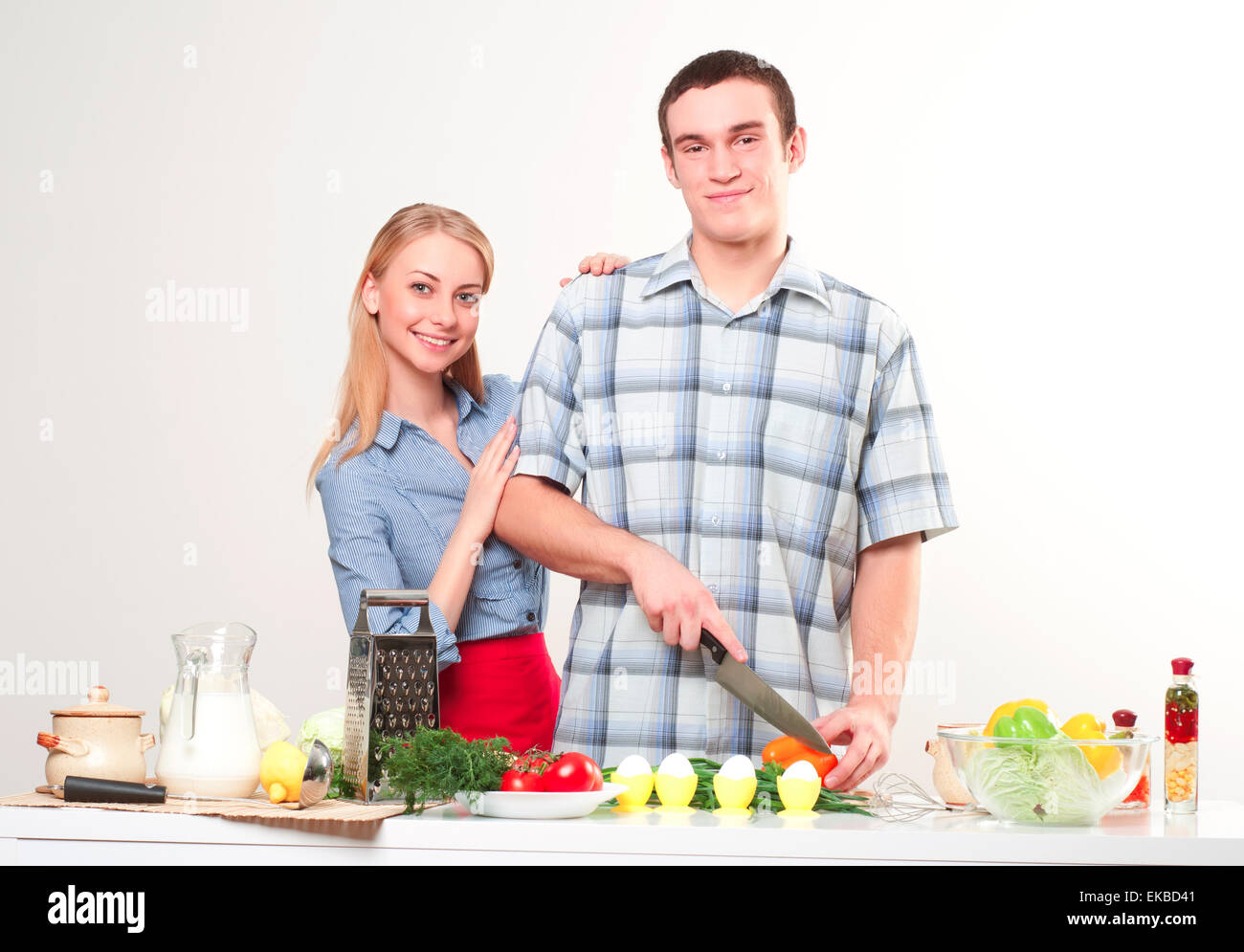 Couple food counter hi-res stock photography and images - Alamy