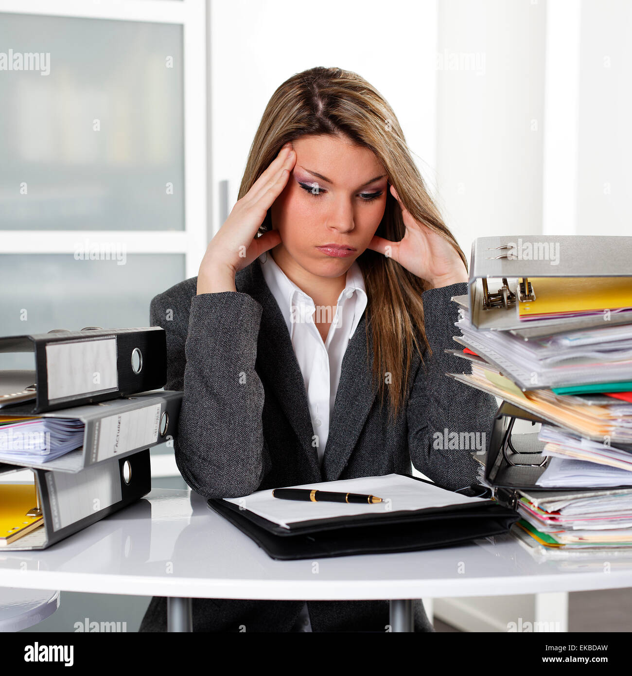 Tired caucasian hi-res stock photography and images - Alamy
