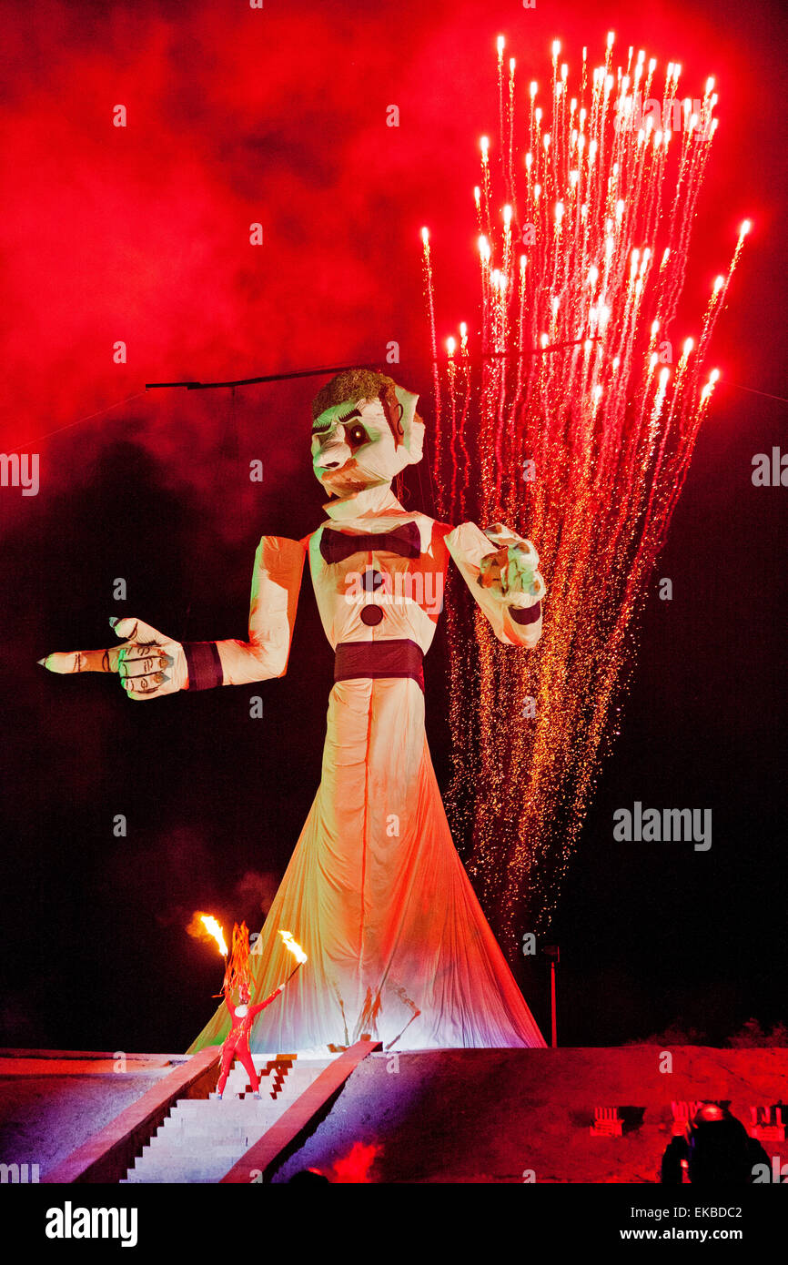 The Burning Of Zozobra In Early September Is A Part Of The Celebration
