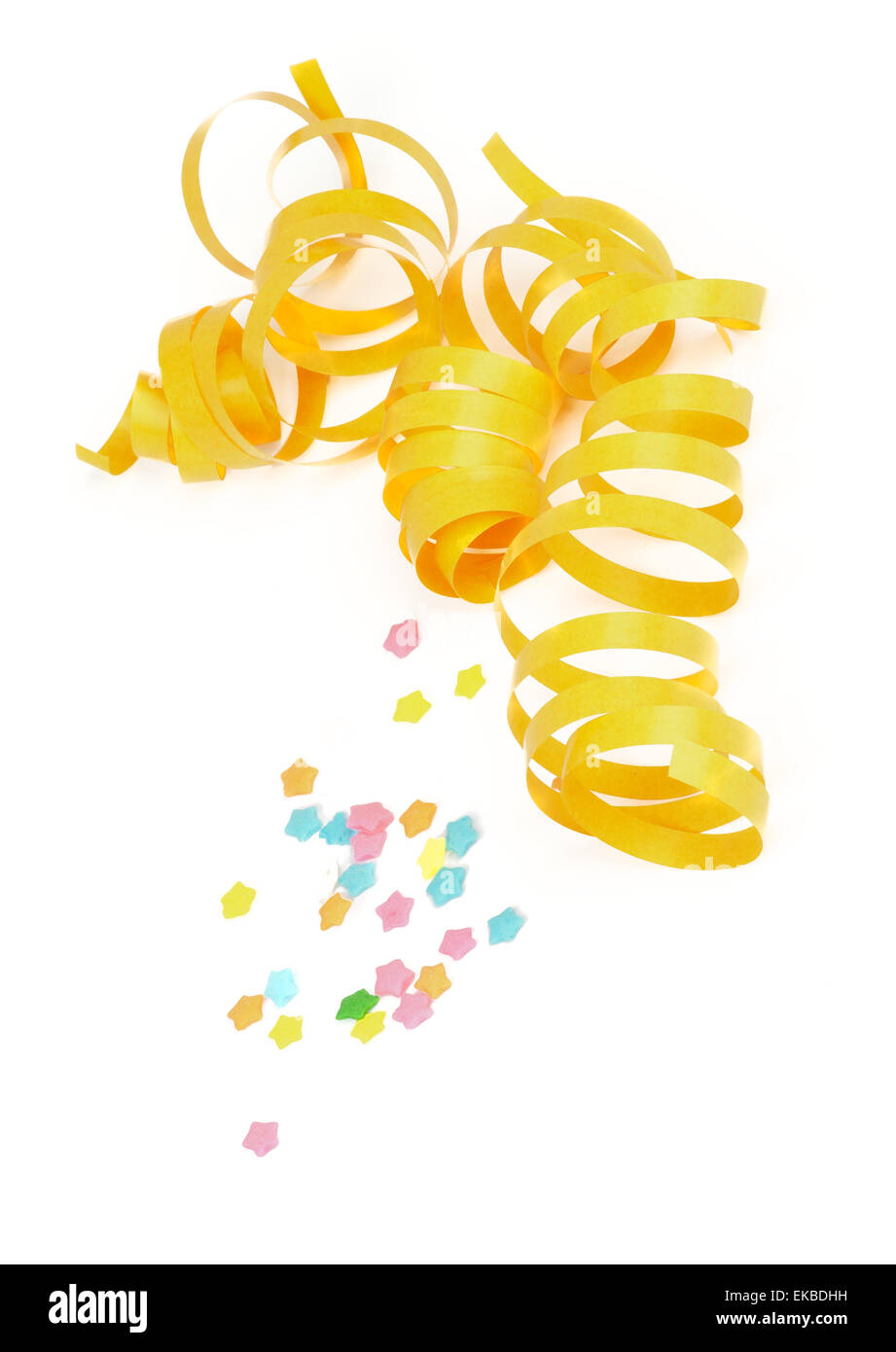 Pink streamer Cut Out Stock Images & Pictures - Alamy