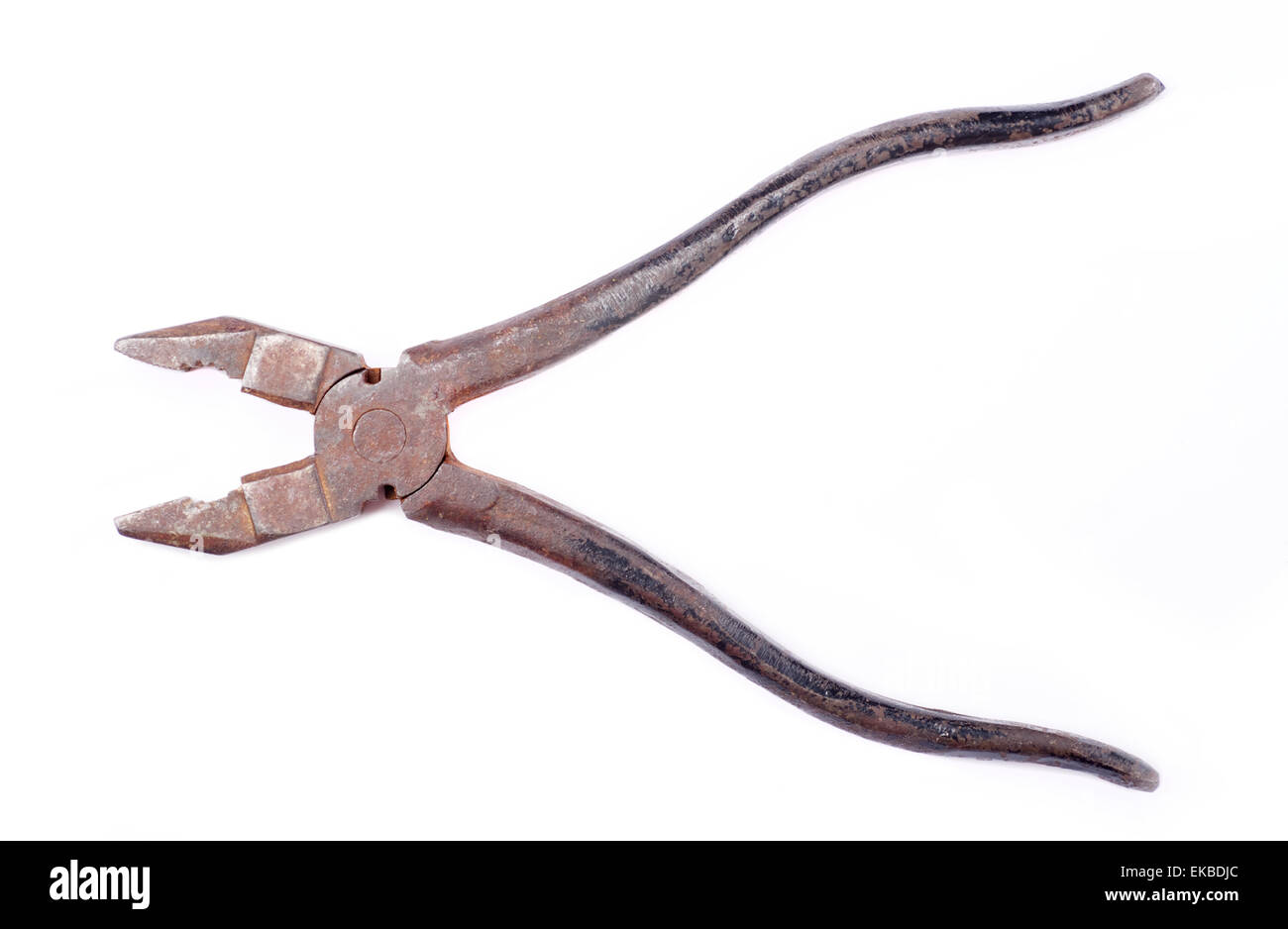 old rusty pliers Stock Photo - Alamy