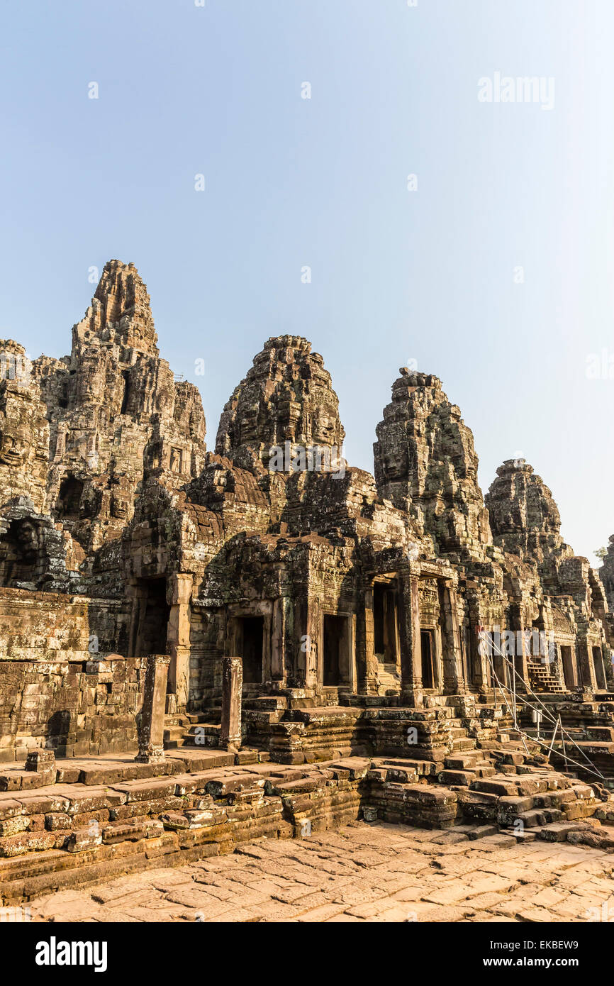 Four-faced towers in Prasat Bayon, Angkor Thom, Angkor, UNESCO World ...