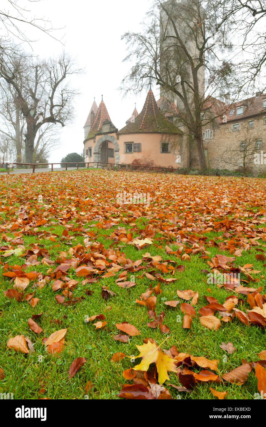 Castle Gate, Rothenburg ob der Tauber, Bavaria, Germany, Europe Stock ...