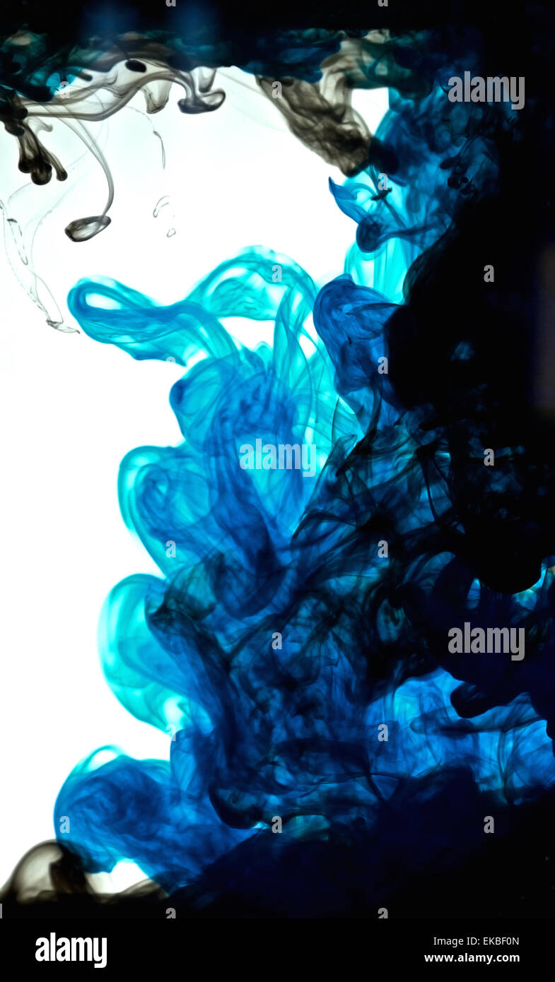 inks in water Stock Photo - Alamy