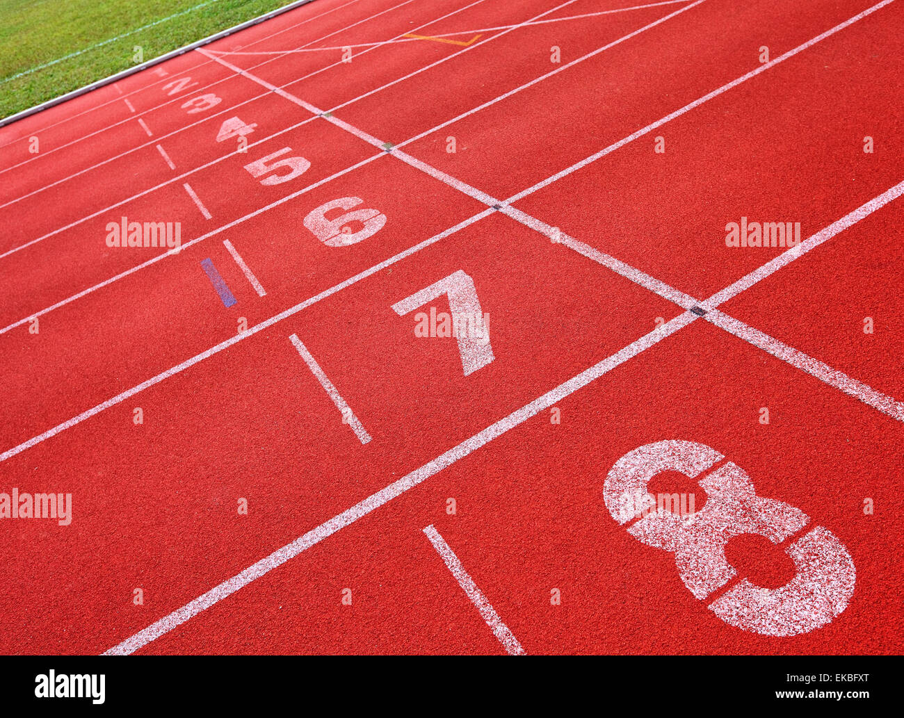 sport running track Stock Photo - Alamy