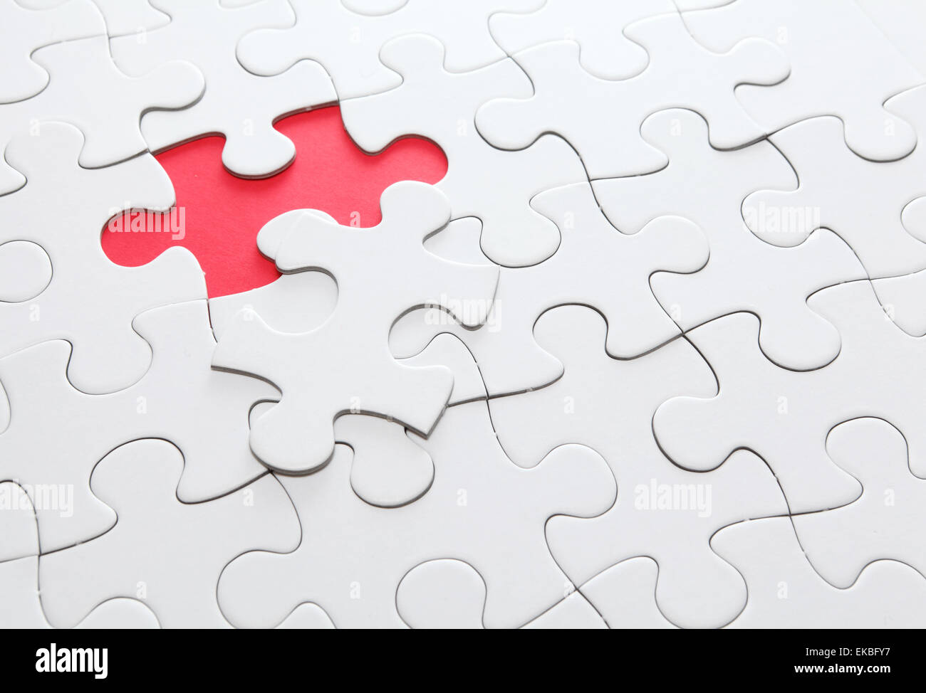 puzzle with missing part Stock Photo - Alamy