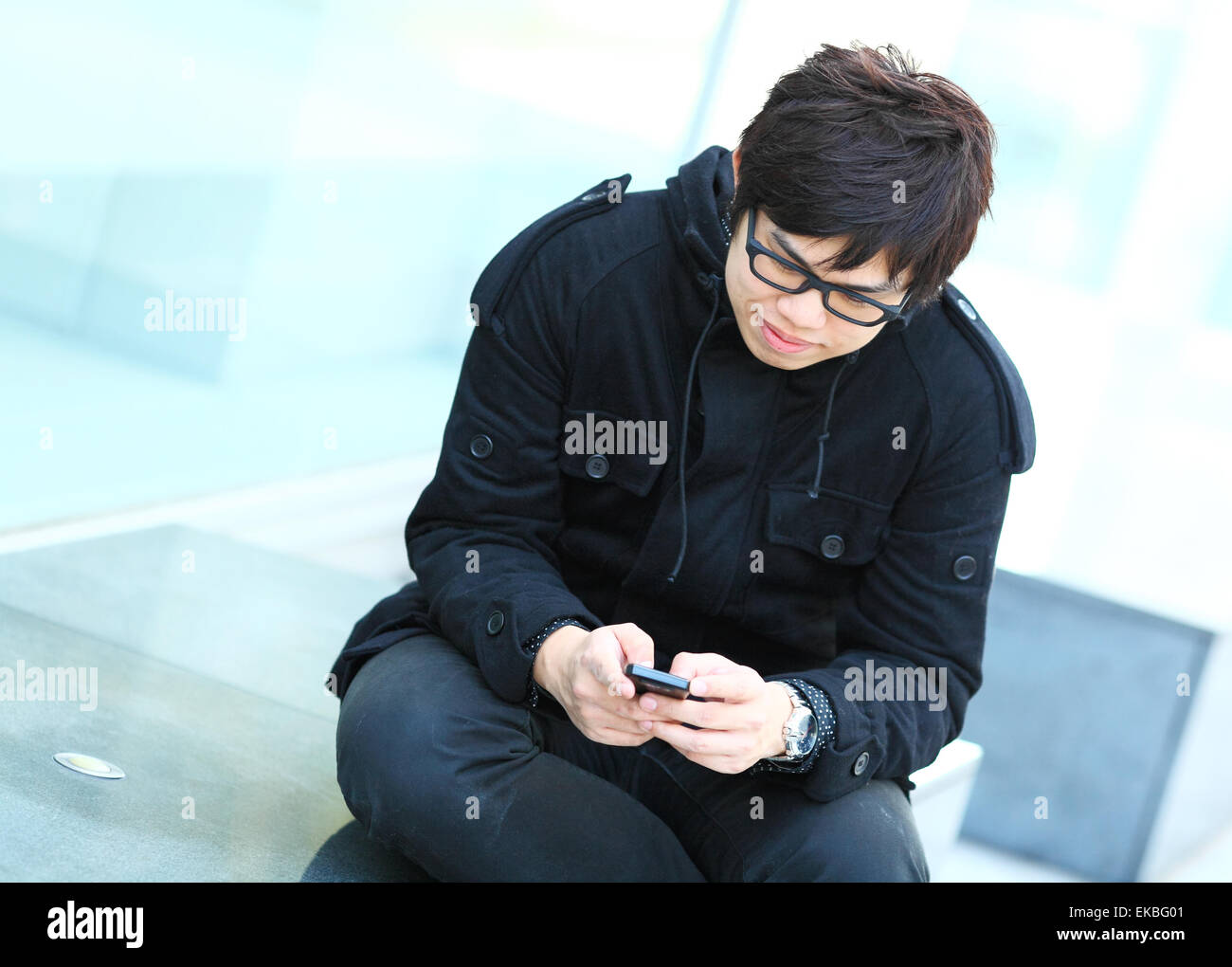 Japan text phone hi-res stock photography and images - Alamy