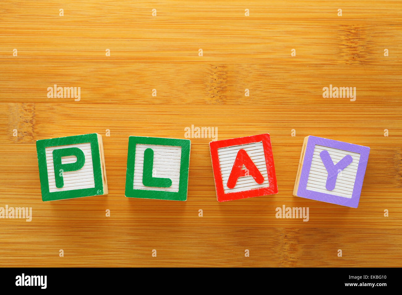 Toy Blocks form PLAY Stock Photo - Alamy