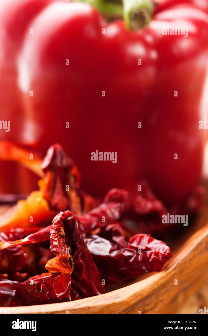 Dried red pepper Stock Photo - Alamy