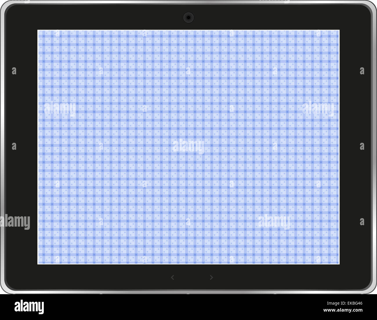 Black abstract tablet computer (tablet pc) on white background Stock ...