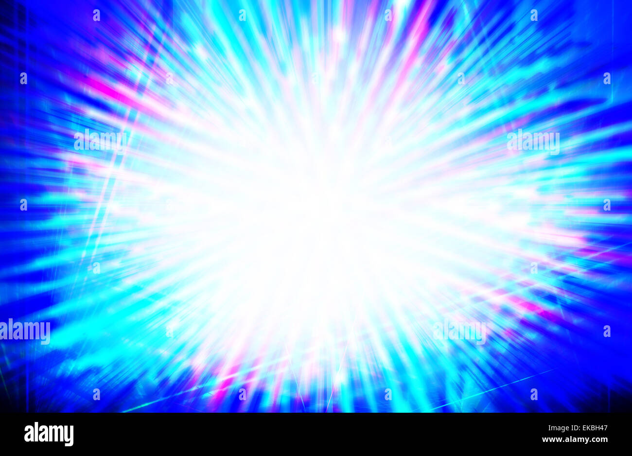 abstract blue background with motion ray technology Stock Photo - Alamy
