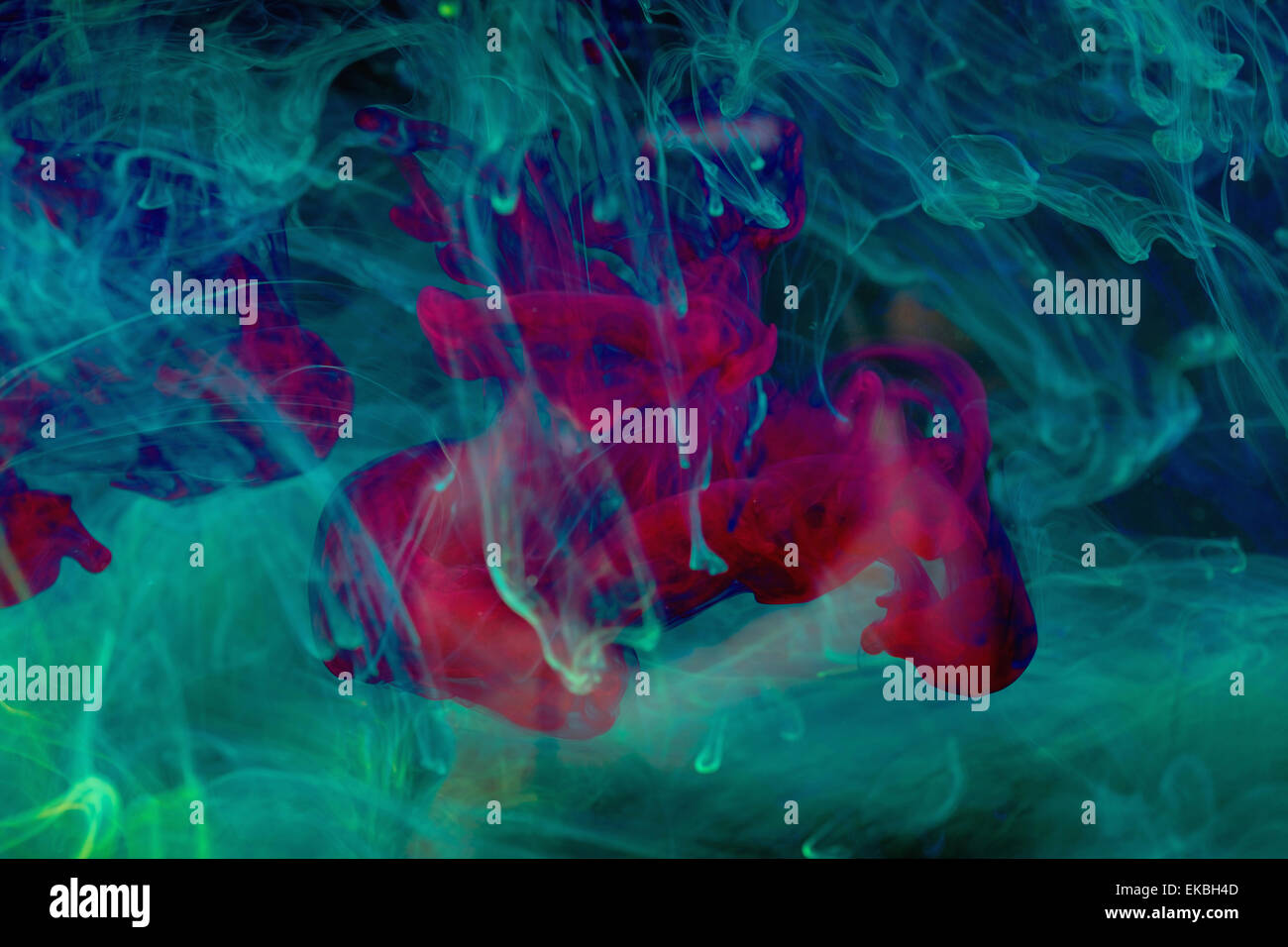 inks in water Stock Photo - Alamy
