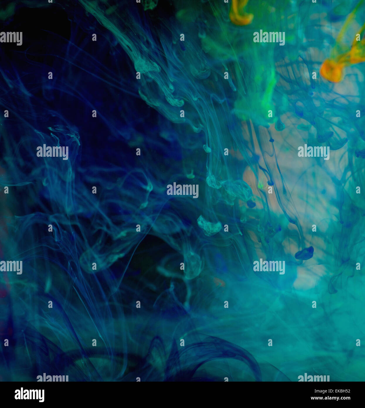 inks in water Stock Photo - Alamy