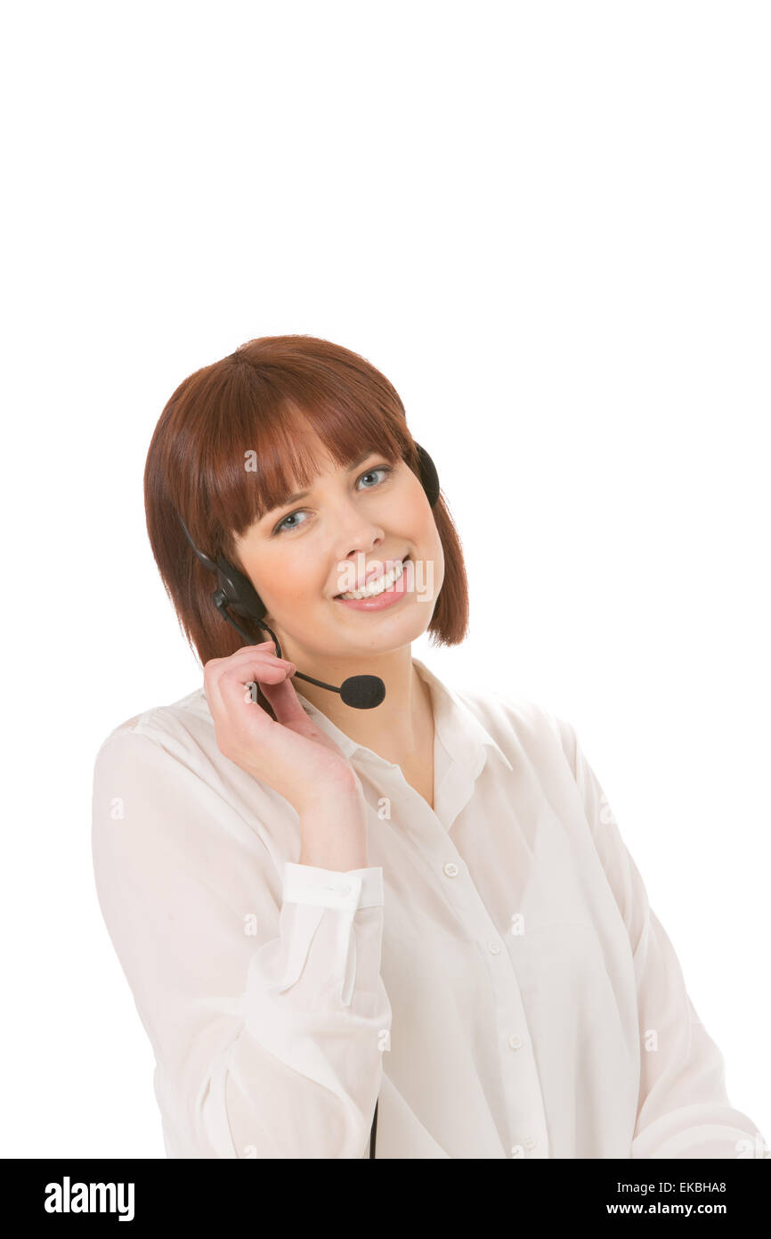 Call centre headset hi-res stock photography and images - Alamy