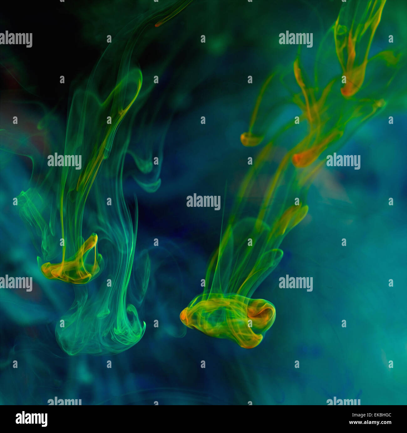 inks in water Stock Photo - Alamy