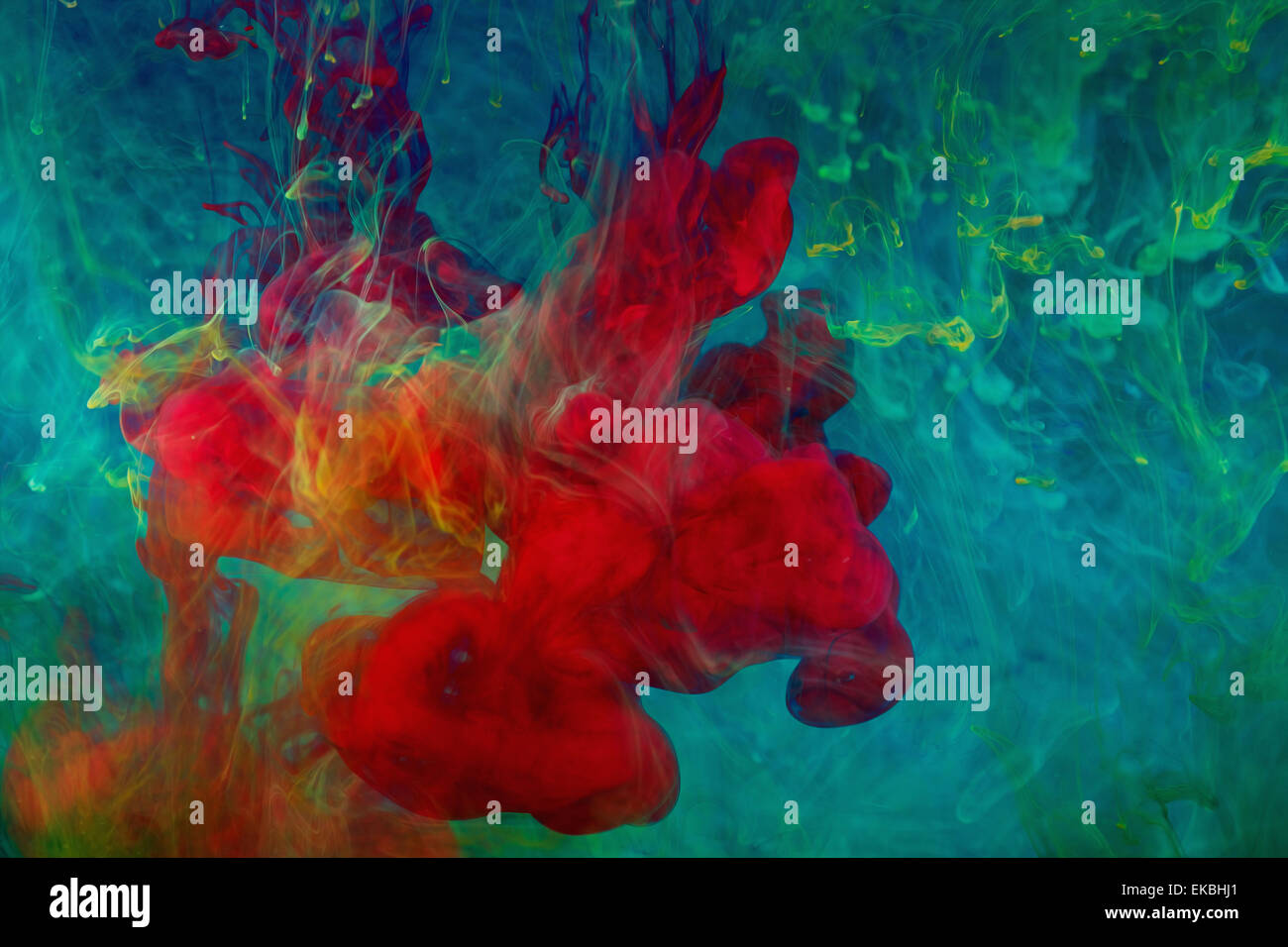 inks in water Stock Photo - Alamy